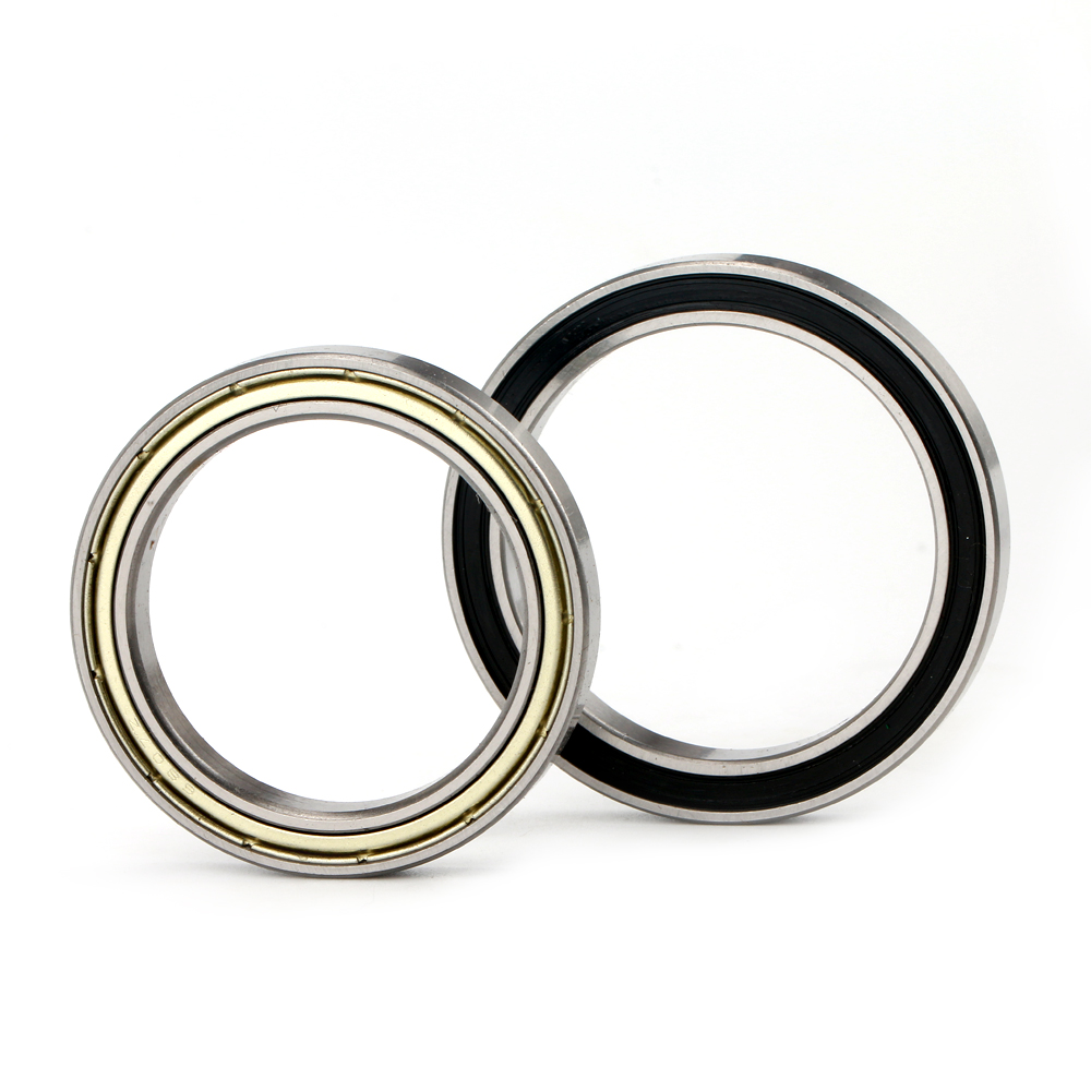 chrome steel stainless steel 6816 deep groove ball bearing 80X100X10mm ...