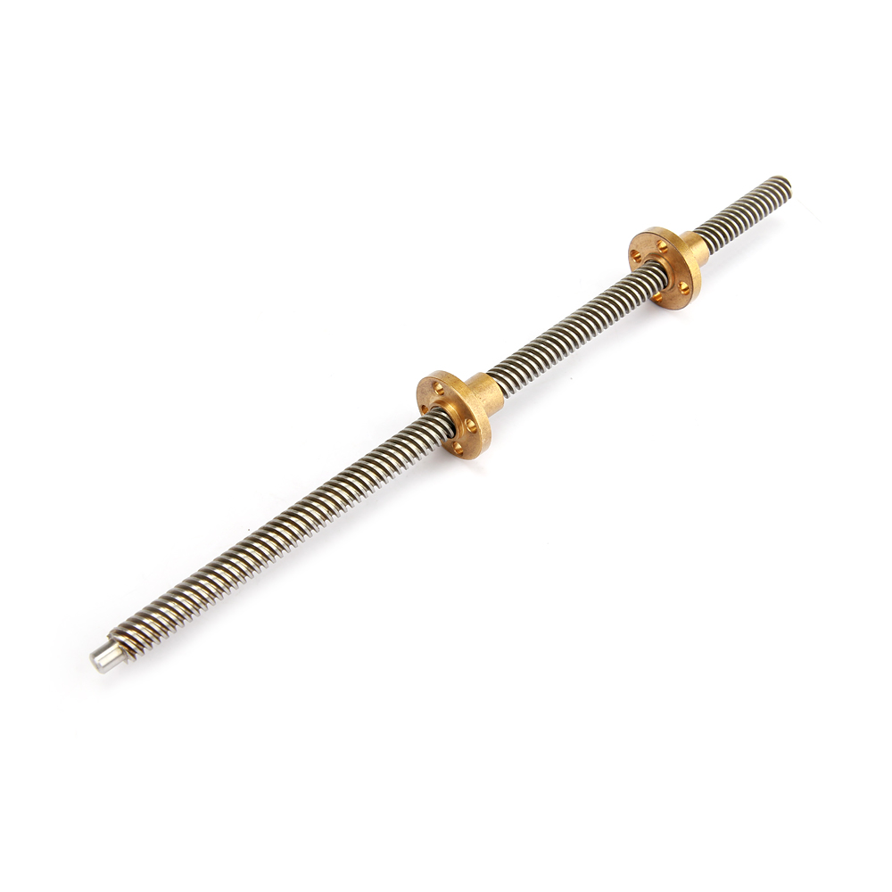 TR36x6 threaded rod half left hand and half right hand trapezioidal ...