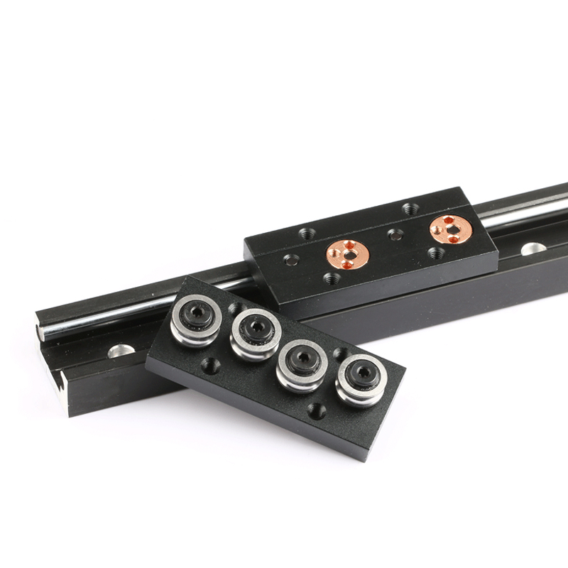 Double Axial Core Aluminum Roller Linear Guide Bearing SGR25 Linear ...