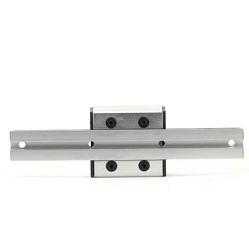 Silver Black Aluminum double rod 16mm dual-axis linear guide track ...