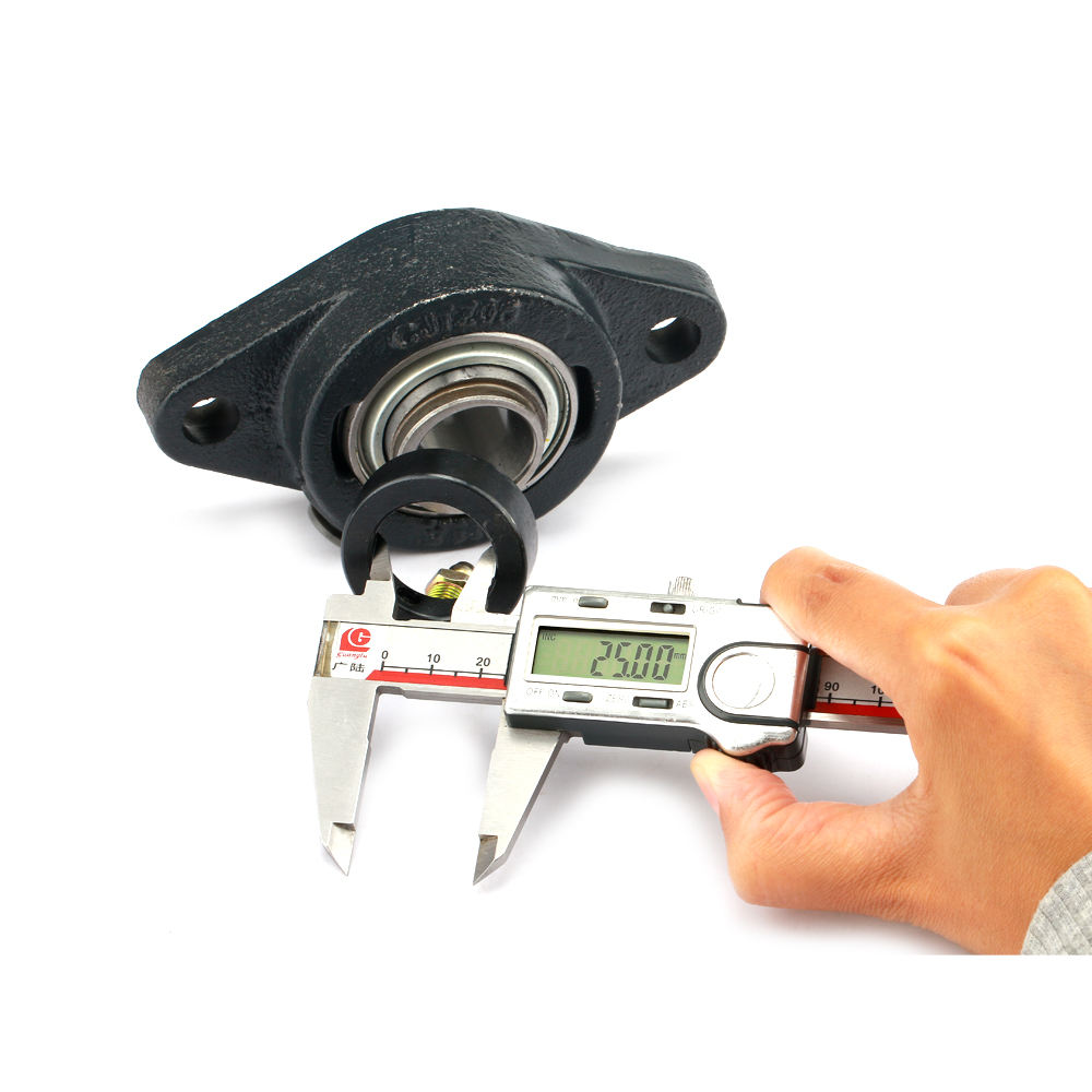 Two-bolt flanged housing units cast iron centring spigot eccentric ...