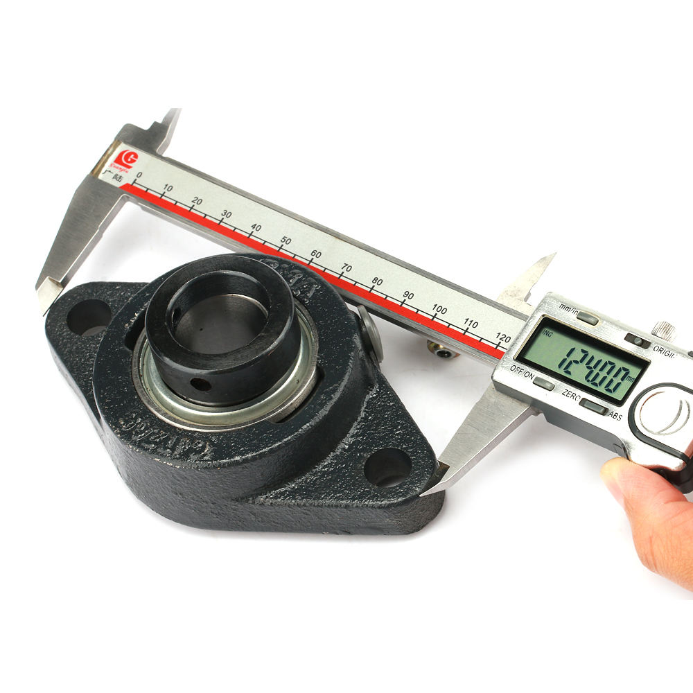 Two-bolt flanged housing units cast iron centring spigot eccentric ...